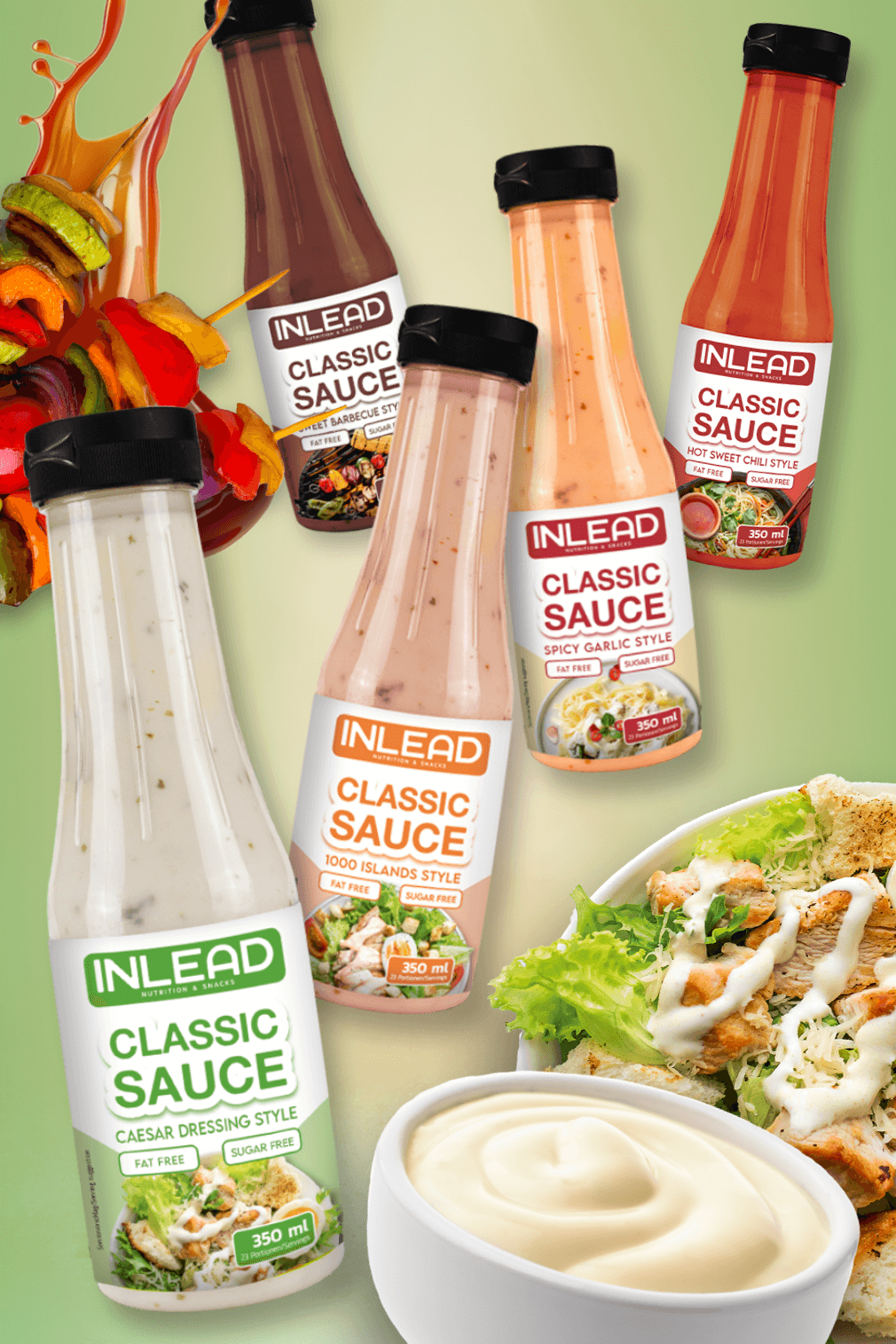 Inlead Classic Sauce 350ml Hot Sweet Chili Style, 3,95